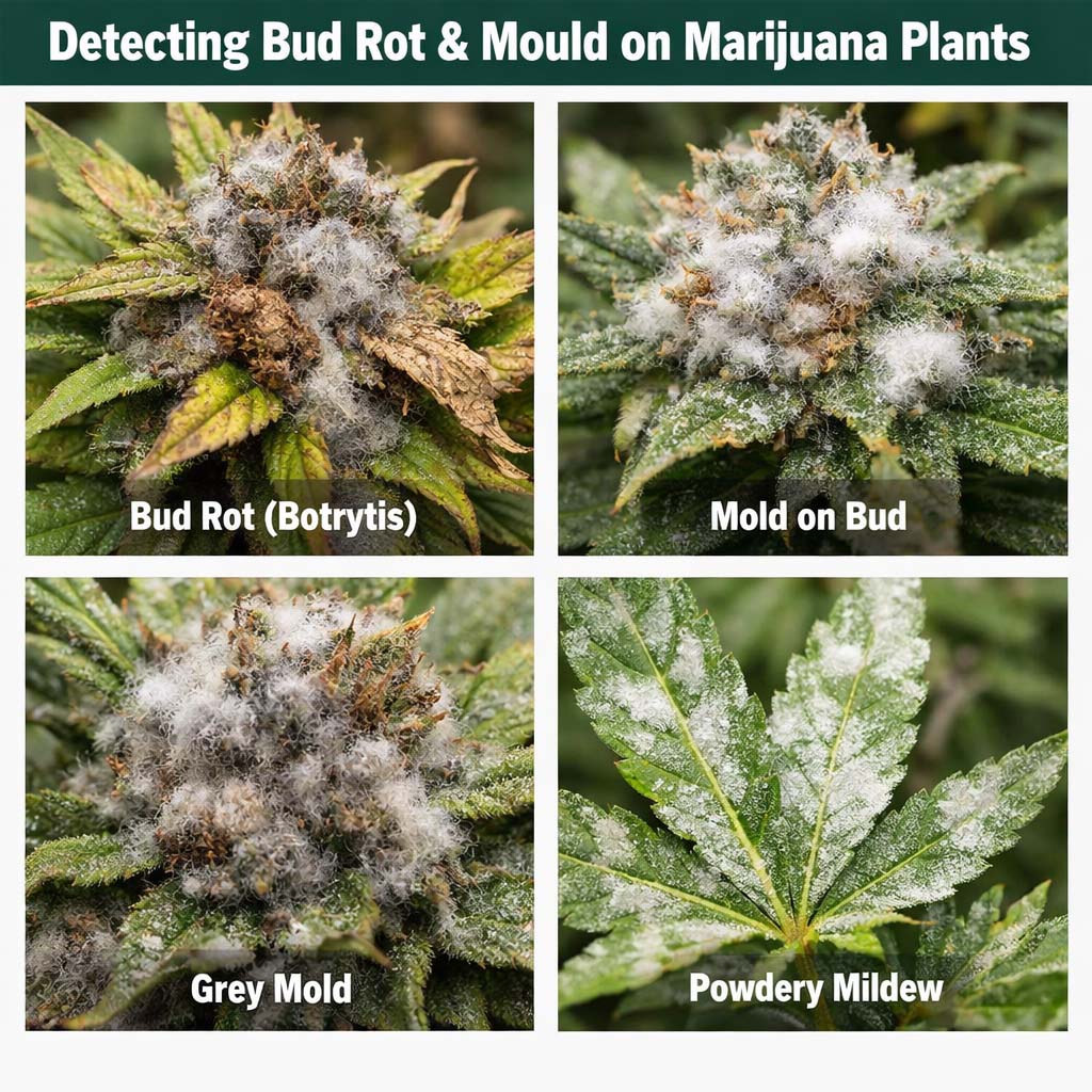 Detecting Bud Rot on Marijuana Plants
